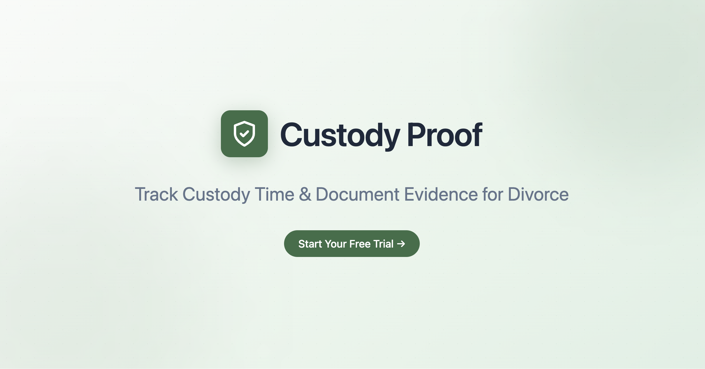 Custody Proof - Track Custody Time & Document Evidence for Court